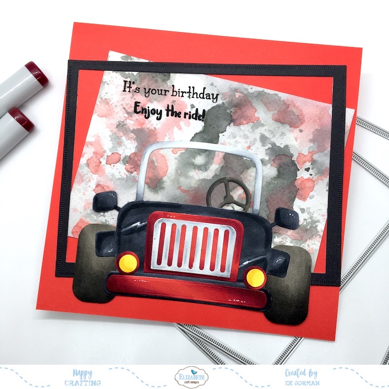 Hot Rod Birthday with Elizabeth Craft Designs – ekgorman designs