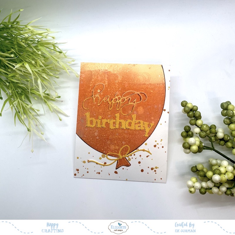 Gel Printed Birthday Card – ekgorman designs